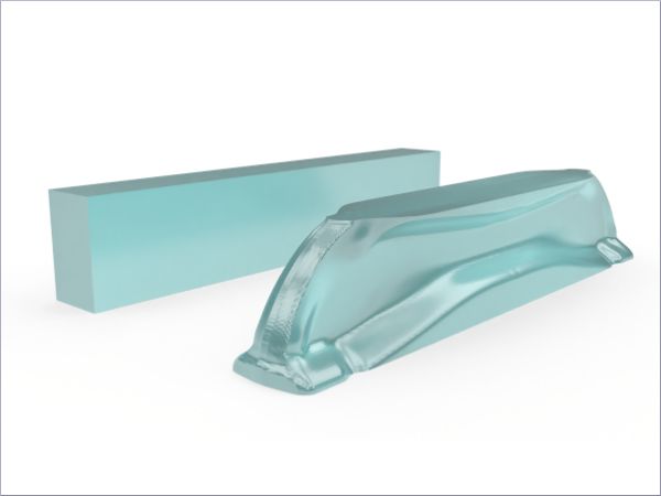 Computational Analysis of Shaped Structural Glass Specimen Designed ...